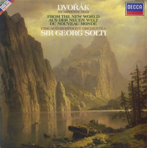 Antonín Dvorák Symphony No.9, Op.95 "From The New World" UK vinyl LP album (LP record) (804554)